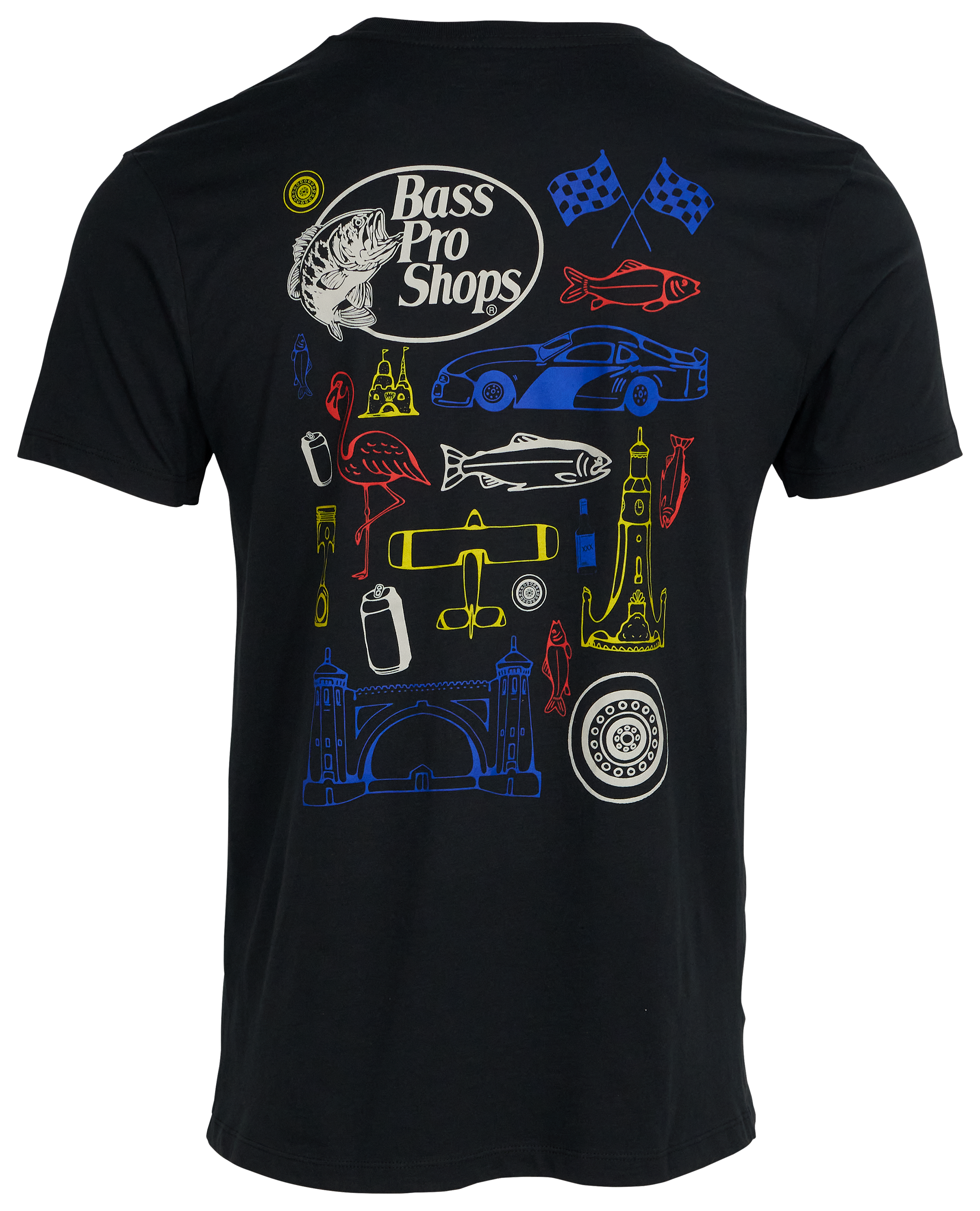 Bass Pro Shops Daytona Collage Short-Sleeve T-Shirt for Men | Bass Pro ...